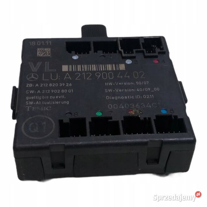 2129004402 MERCEDES E KLASA MODUŁ DRZWI LEWY PRZÓD Murzynowo ...