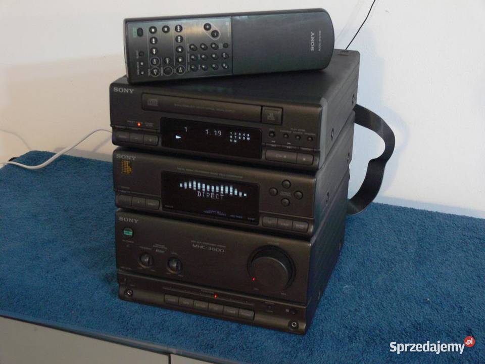 Wieża Sony MHC-3800.pilot korektor. WYSYŁKA. Katowice - Sprzedajemy.pl