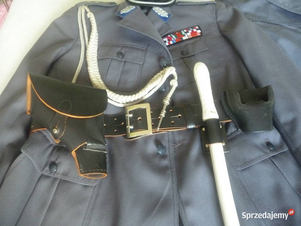 Mundur Młodszego. Oficera Milicja - epoka PRL, Rzepiennik Marciszewski ...