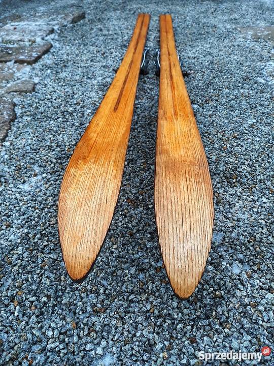 Stare drewniane narty Trusetal Szklarska Poręba - Sprzedajemy.pl