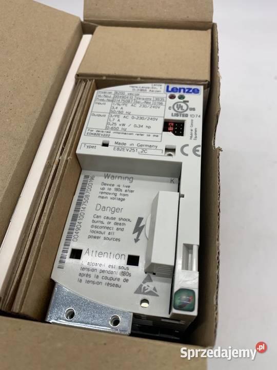 Lenze E82EV251K2C 0,25kW Inverter Warszawa - Sprzedajemy.pl