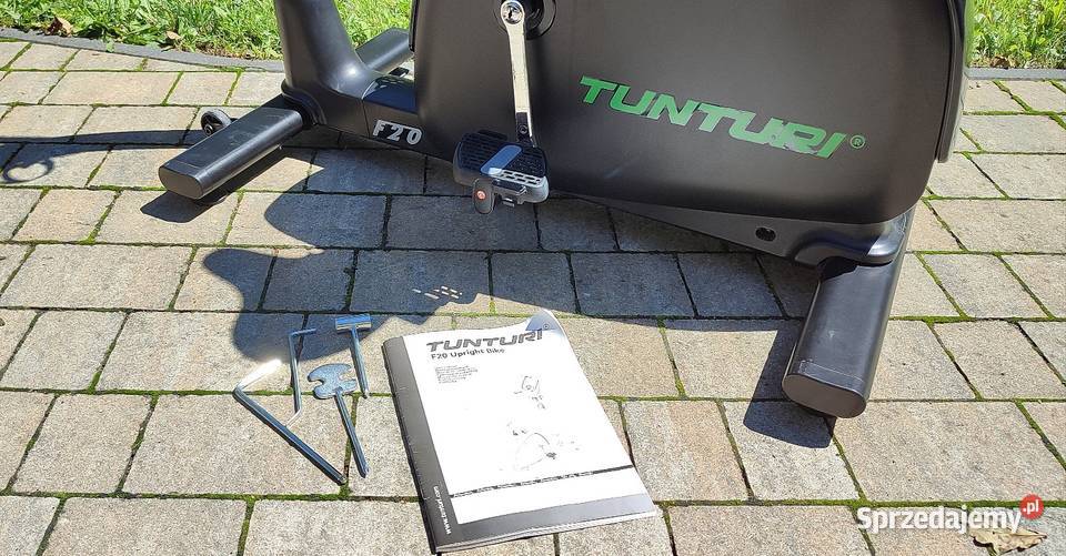 Rower magnetyczny TUNTURI F20 - stacjonarny pionowy rower treningowy ...
