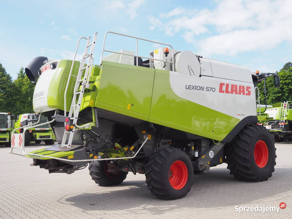 Claas Lexion 570 4WD + V750 Kombajn zbożowy, rotorowy, Auto Pilot ...