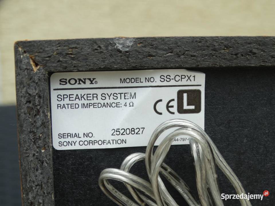 Kolumny Sony SS-CPX1 mocne. WYSYŁKA. Jasło - Sprzedajemy.pl