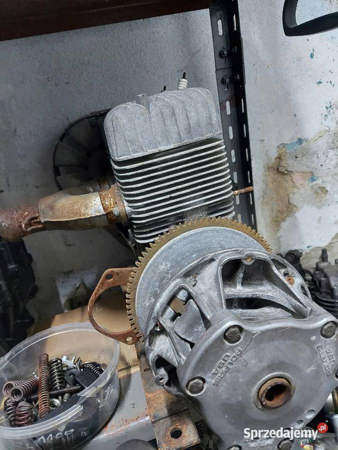 Buran 640 skuter śnieżny silnik części cylindry wał buran640 Jelenia ...