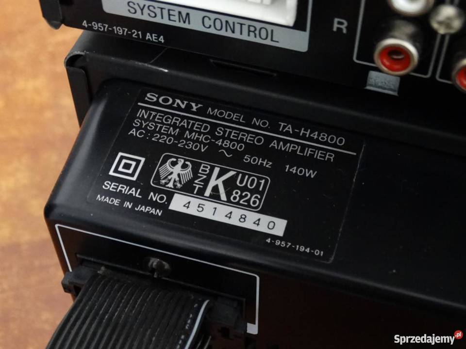 Wieża Sony MHC-4800 duży zestaw WYSYŁKA. Jasło - Sprzedajemy.pl