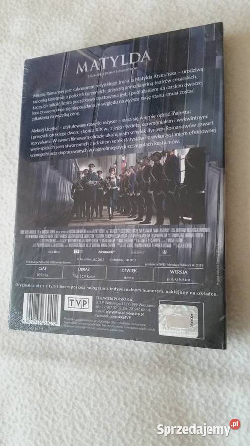 MATYLDA Tajemnica Domu Romanowów (2018 TVP) dvd video Puławy ...