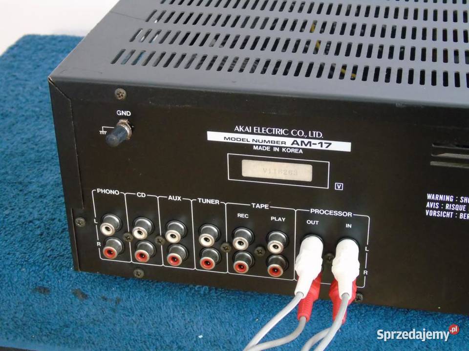 Wzmacniacz Akai AM-17 sprawny i mocny. WYSYŁKA. Jasło - Sprzedajemy.pl
