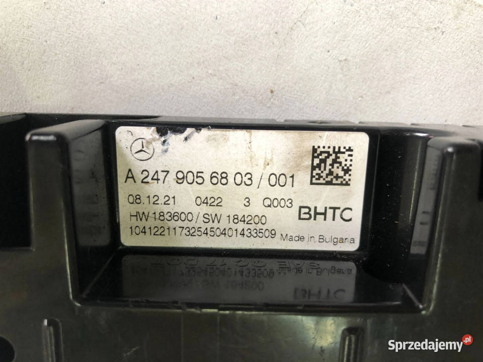 MERCEDES GLA H247 PANEL KLIMATYZACJI 2479056803 Murzynowo - Sprzedajemy.pl