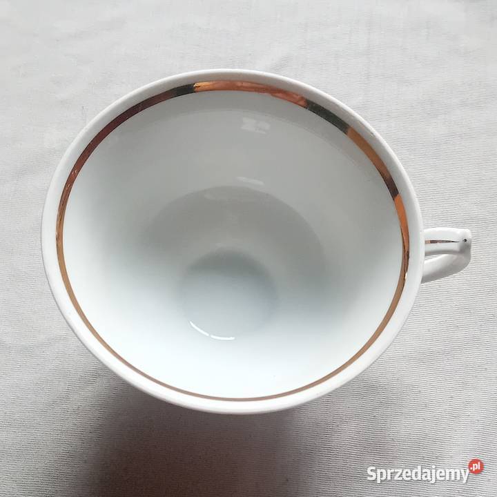 Filiżanka Wałbrzych, fason Fryderyka, PRL. Koźminek - Sprzedajemy.pl
