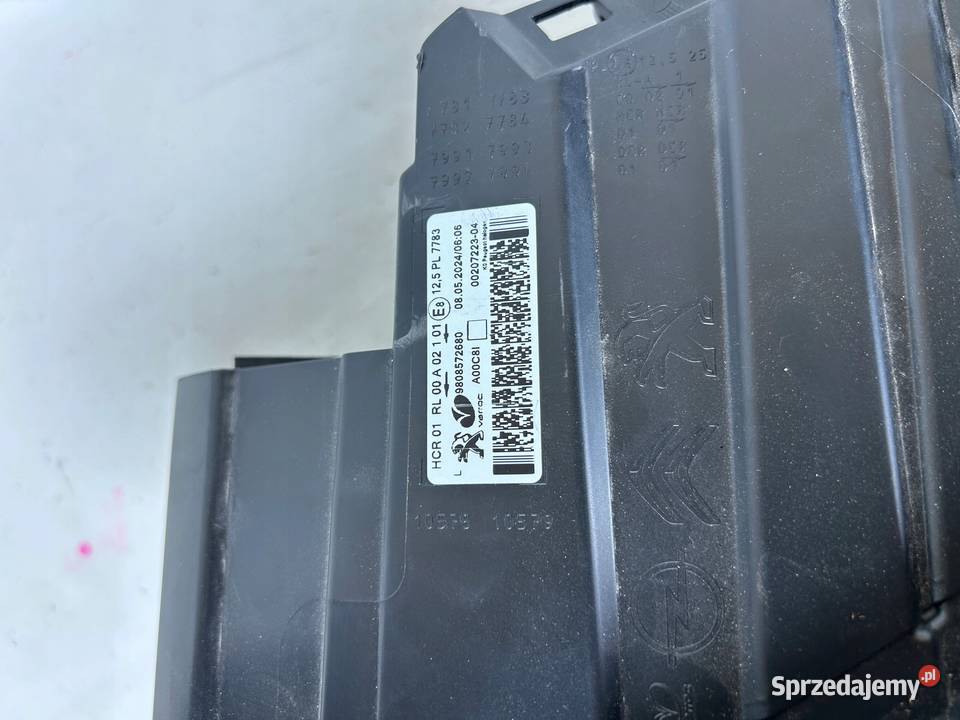 Lampa przód Peugeot Expert 3 III Traveller ZWYKŁA 16-23 LH 9808572680 ...