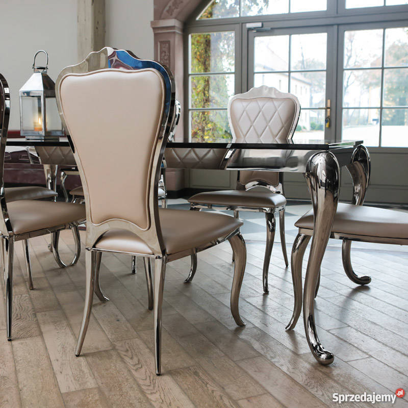 Stół glamour Orlando szklany meble glamour stoły glamour Warszawa ...