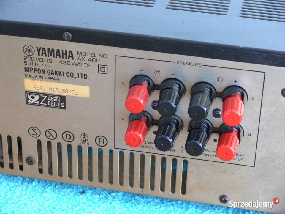 Wzmacniacz Yamaha AX-400 mocny i sprawny. WYSYŁKA Jasło - Sprzedajemy.pl