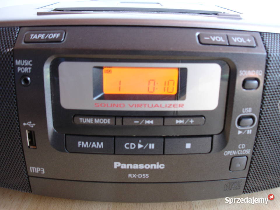 Radiomagnetofon PANASONIC RX-D55 Zielona Góra - Sprzedajemy.pl