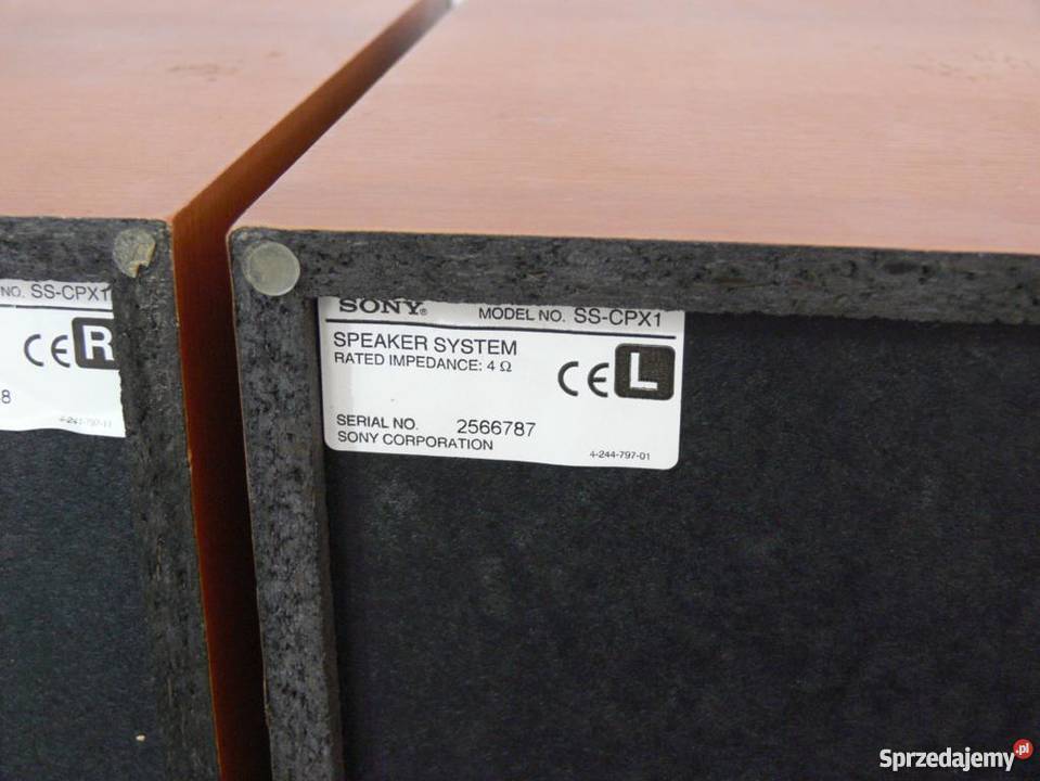 Monitory Sony SS-CPX1 sprawne. WYSYŁKA. Jasło - Sprzedajemy.pl