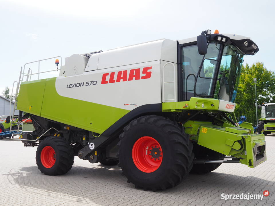 Claas Lexion 570 4WD + V750 Kombajn zbożowy, rotorowy, Auto Pilot ...