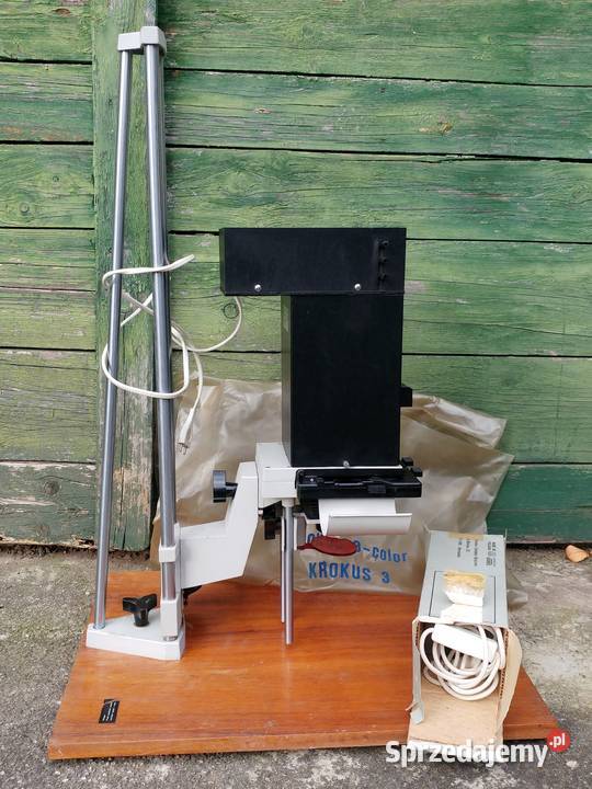 Powiększalnik foto PZO Krokus 3 GFA kolor Janpol 55mm Transformator TS ...