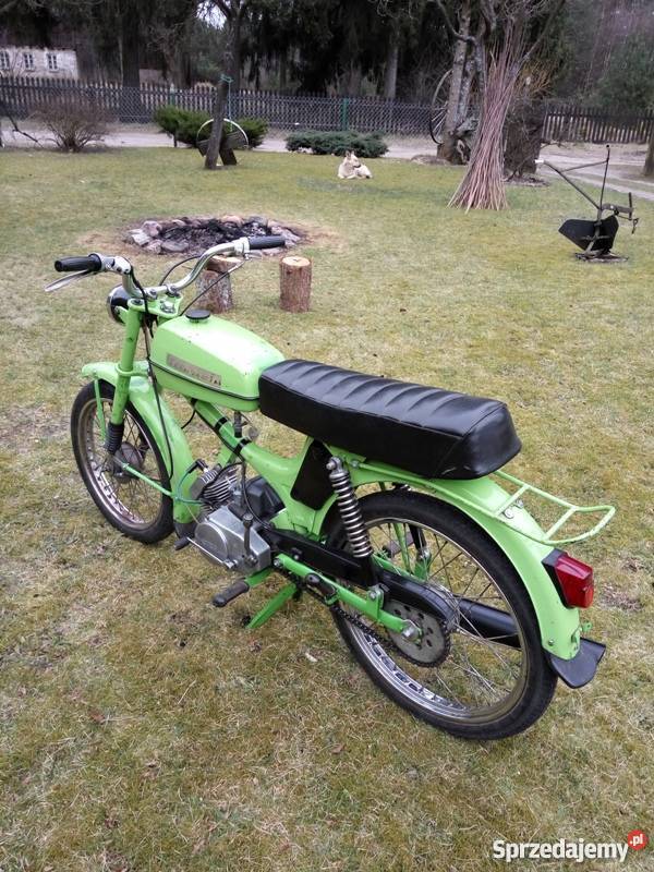 Romet 50 T-1 w oryginalnym zielonym lakierze, odrestaurowany Sławoborze ...