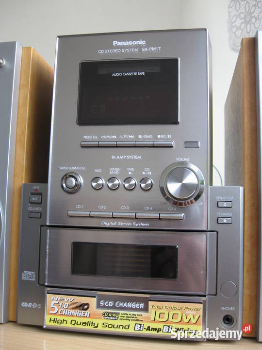 Wieża Panasonic SA PM17 Piękno i styl.Moc 100 W Oryginał. Zambrów ...