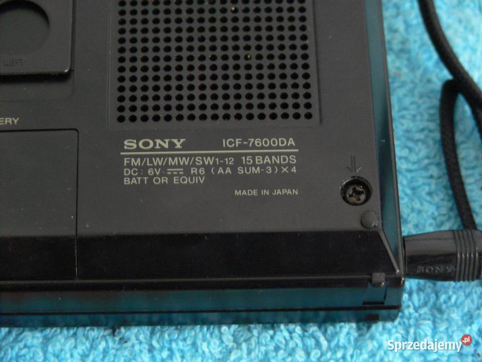 Radio globalne Sony ICF-7600DA 15 zakresów. WYSYŁKA. Jasło - Sprzedajemy.pl