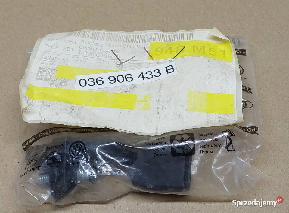 CZUJNIK WAŁU KORBOWEGO VW AUDI SEAT SKODA TDI 036906433B Mielęcin ...