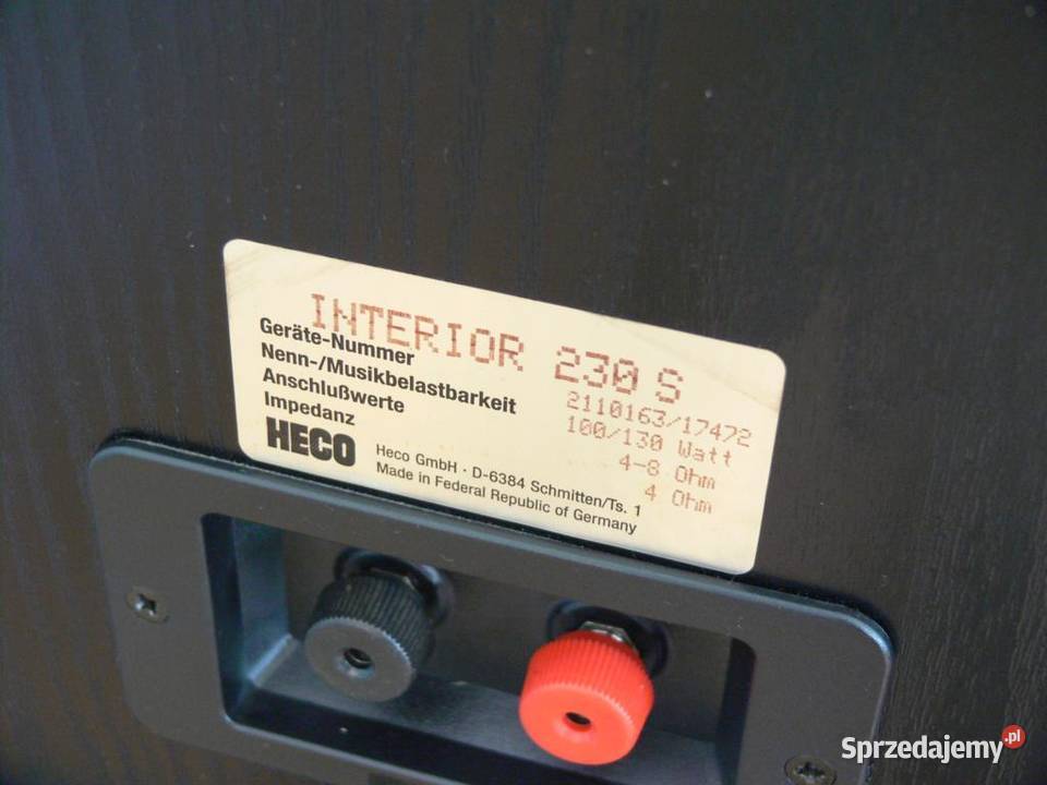 Monitory Heco Interior 230 S świetne kolumny. WYSYŁKA. Jasło ...