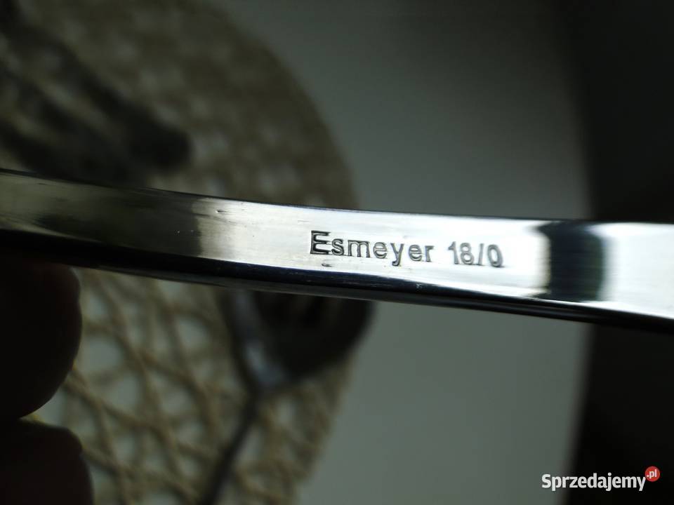 NOWY niemiecki zestaw sztućców do ryb 14 cz. + bieżnik lniany Warszawa ...