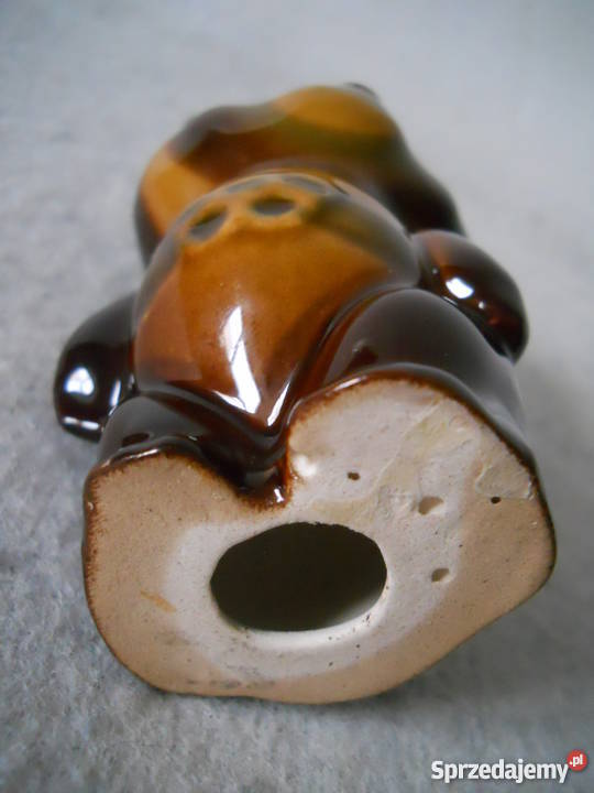 MISZA MOSKWA 80 maskotka olimpijska niedźwiadek z gliny glaz Warszawa ...