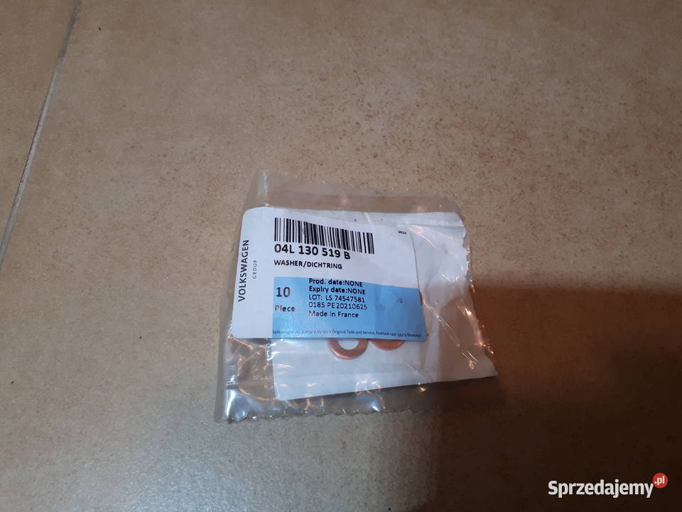 Zestaw uszczelek wtryskiwacza 1,6 2,0 TDI Vw Skoda Audi Seat Warszawa ...