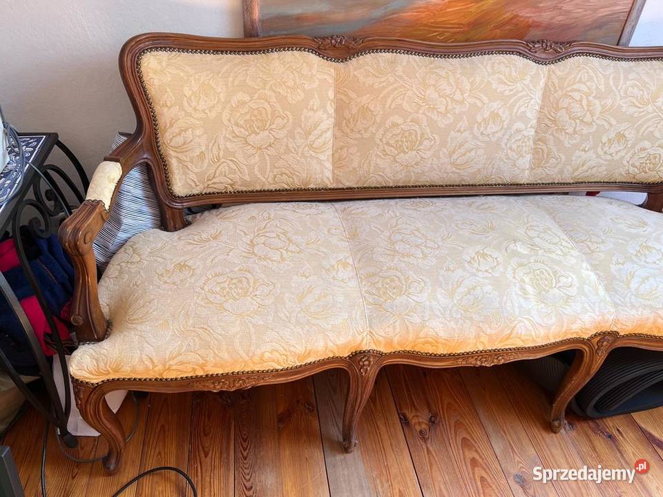 Meble ludwikowskie, retro, z lat 90. , sprowadzane z Rumunii Warszawa ...