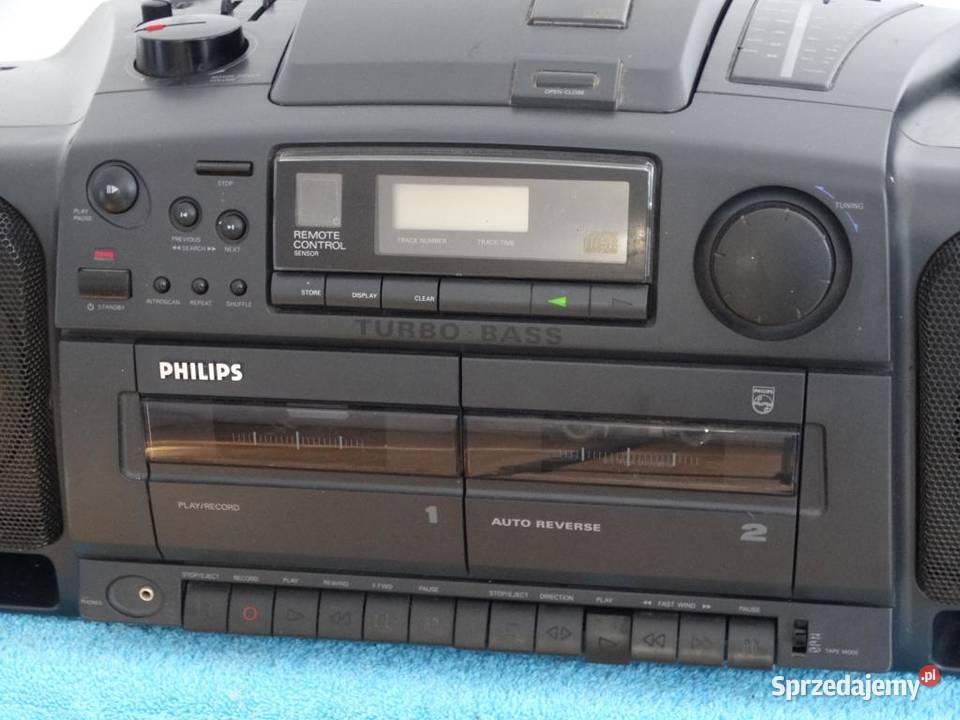 BOOMBOX PHILIPS AZ 8404/20 pilot VINTAGE ROK 1993 WYSYŁKA. Jasło ...