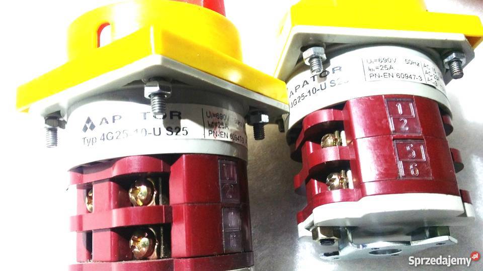 145 - Wyłącznik Apator zatablicowy 4G25-10-U S25 Elbląg - Sprzedajemy.pl