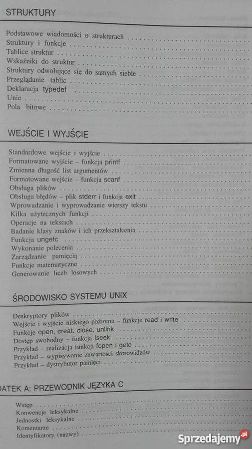 Klasyka Informatyki Język ANSI C, B.W.Kernigham, D.M.Ritchie Olsztyn ... Klasyka Informatyki Język ANSI C, B.W.Kernigham, D.M.Ritchie Olsztyn ...