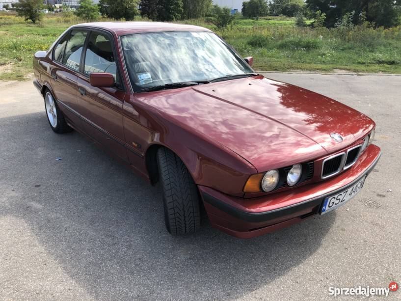 BMW E34 525 TD Nightfire Red Warszawa - Sprzedajemy.pl