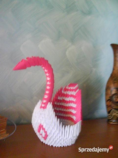 Super prezent- Łabędzie metodą 3D origami - Sprzedajemy.pl