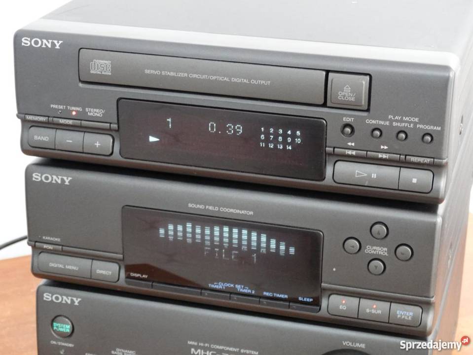 Wzmacniacz, korektor, CD i tuner Sony MHC-3800. WYSYŁKA. Jasło ...