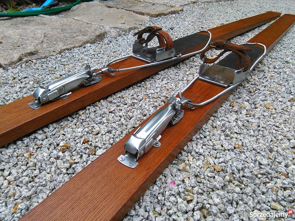 Stare drewniane narty Szklarska Poręba - Sprzedajemy.pl