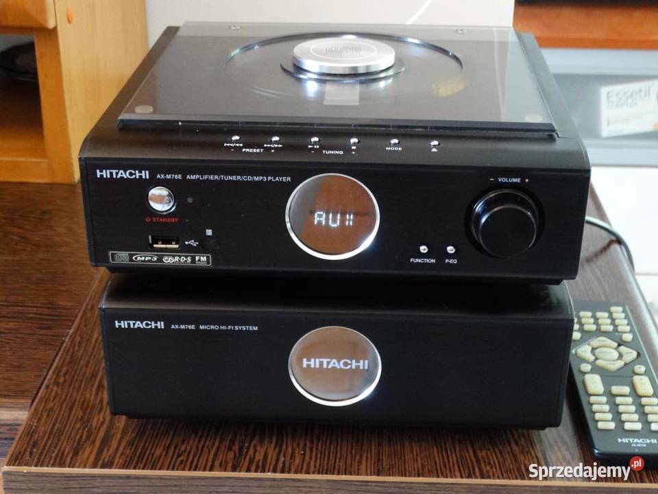 Wieża Hitachi AX-M76E.USB pilot. WYSYŁKA. Jasło - Sprzedajemy.pl