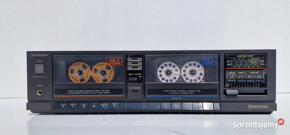 Technics Rs T20 Dwukasetowy Magnetofon Deck Międzychód Sprzedajemy Pl