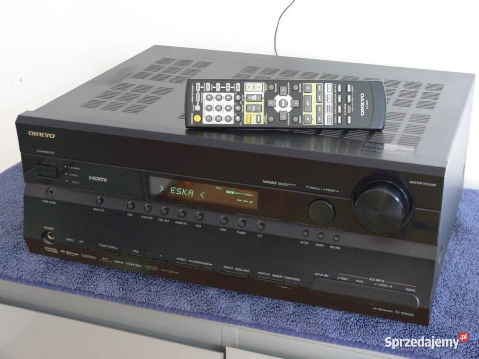 Amplituner Onkyo TX-SR605 pilot RDS HDMi 630 wat. WYSYŁKA. Jasło - Sprzedajemy.pl