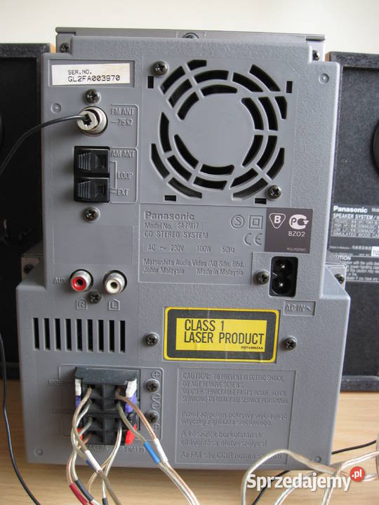 Wieża Panasonic SA PM17 Piękno i styl.Moc 100 W Oryginał. Zambrów ...