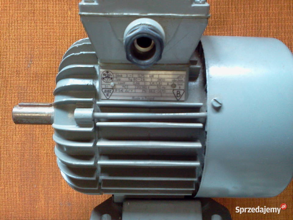 Silnik 3-fazowy 0,75 kW, 2800 obr/min; 220/380V Lubycza Królewska - Sprzedajemy.pl