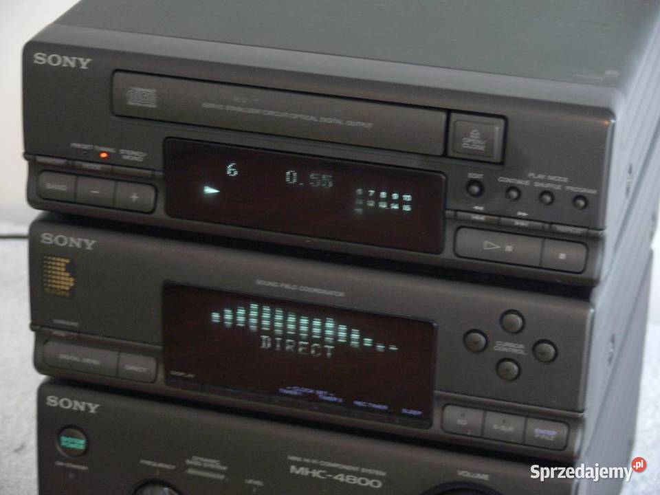 Wieża Sony MHC-4800 korektor . WYSYŁKA. Jasło - Sprzedajemy.pl