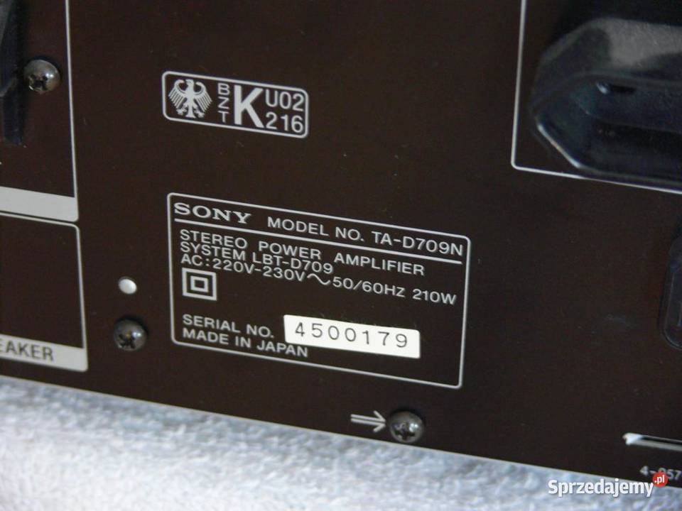 Sony LBT-709 Wzmacniacz korektor tuner. WYSYŁKA. Jasło - Sprzedajemy.pl