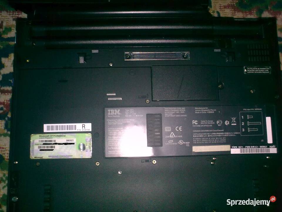 Kultowy Lenovo Ibm Thinkpad T43 Do Diagnostyki Warszawa Sprzedajemy Pl