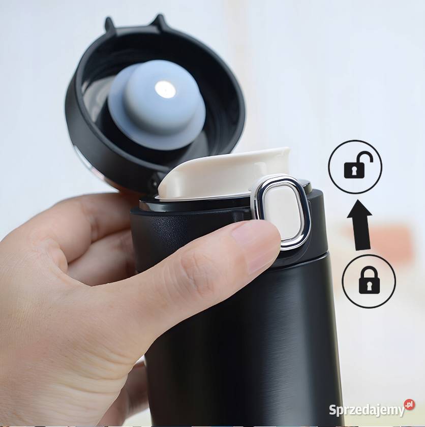Kubek termiczny termos z USTNIKIEM 420ml wyświetlacz LED Warszawa - Sprzedajemy.pl