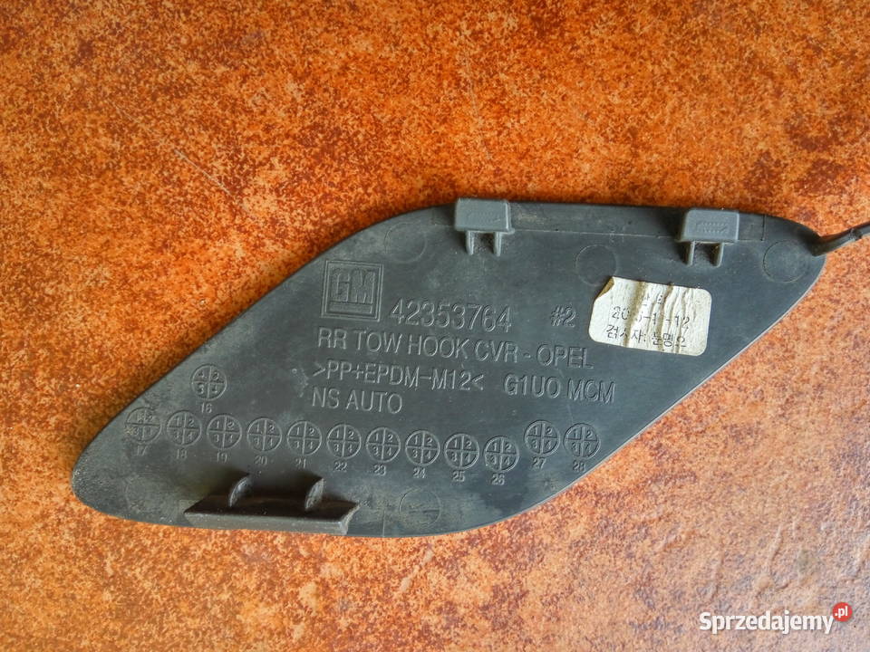 Opel Mokka X zaślepka haka zderzaka na hak 42353764 42543379 Jarocin ... Opel Mokka X zaślepka haka zderzaka na hak 42353764 42543379 Jarocin ...