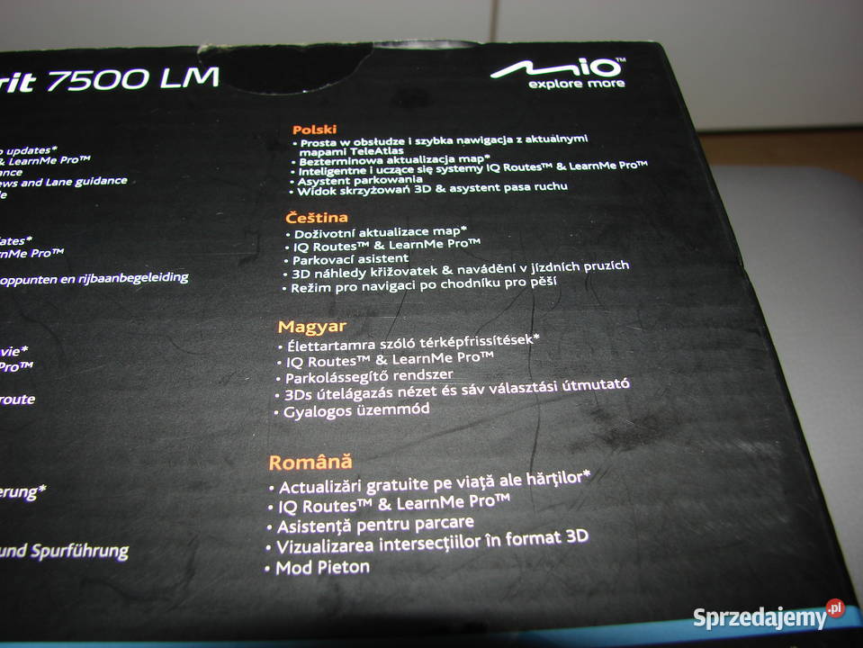 Nawigacja MIO Spirit 7500 LM Poniatowa - Sprzedajemy.pl Nawigacja MIO Spirit 7500 LM Poniatowa - Sprzedajemy.pl