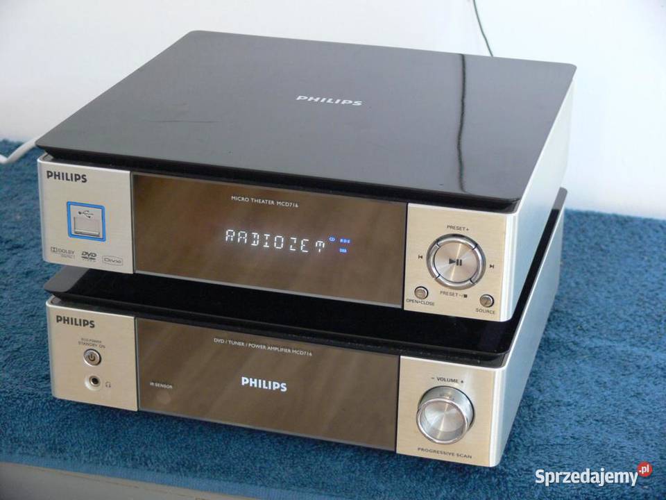 Wieża Philips MCD-716 CD USB mp-3 RDS. WYSYŁKA. Jasło - Sprzedajemy.pl