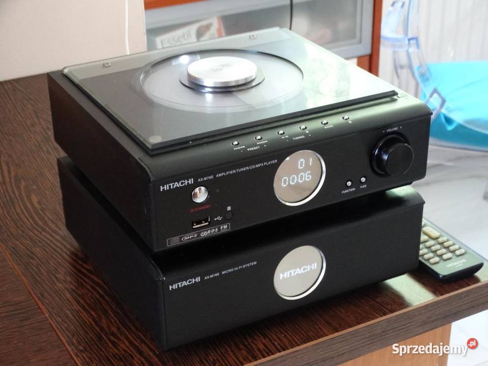 Wieża Hitachi AX-M76E.USB pilot. WYSYŁKA. Jasło - Sprzedajemy.pl